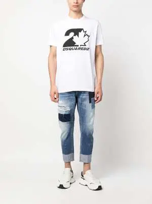 Dsquared2 Logo-print Cotton T-shirt - White