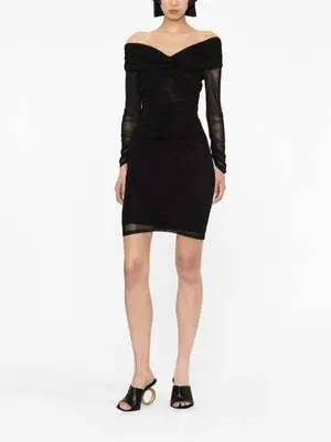 Diane Von Furstenberg Ruched Off-shoulder Dress