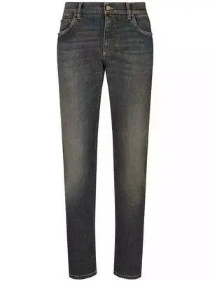 Dolce & Gabbana Whiskering Jeans For Men