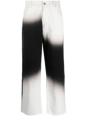 LIBERAL YOUTH MINISTRY Ombré-effect Straight-leg Trousers - Neutrals