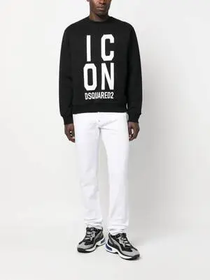 Dsquared2 Icon Logo-print Cotton Sweatshirt