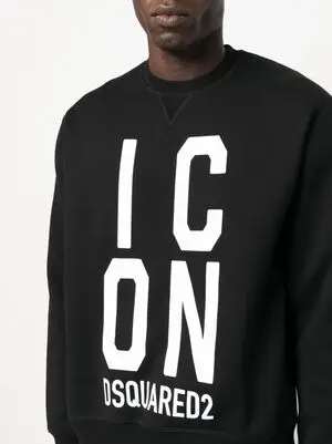 Dsquared2 Icon Logo-print Cotton Sweatshirt