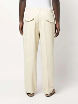 JIL SANDER Elasticated-waistband Cotton Trousers