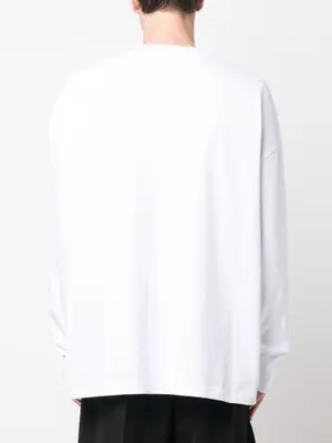 We11Done Logo-print Cotton Sweatshirt
