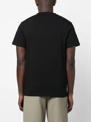 Loewe Anagram Embroidered Cotton T-shirt - Black