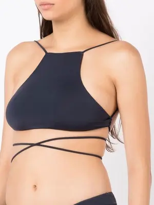 CLUBE BOSSA Crossover-strap Bikini Top