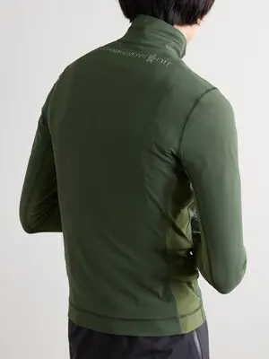 Moncler Logo-appliquéd Stretch-jersey Zip-up Base Layer