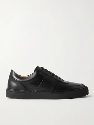 Mr P. Larry Leather Sneakers - Black