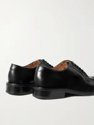Mr P. Jacques Leather Derby Shoes - Black