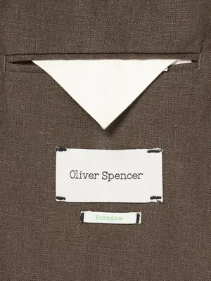 Oliver Peoples Theobald Unstructured Linen Suit Jacket