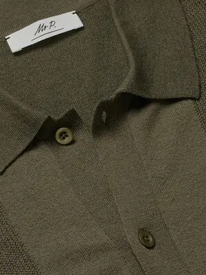 Mr P. Ribbed Wool Shirt