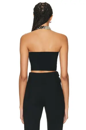 Alaïa Bandeau Top - Noir Ala?a