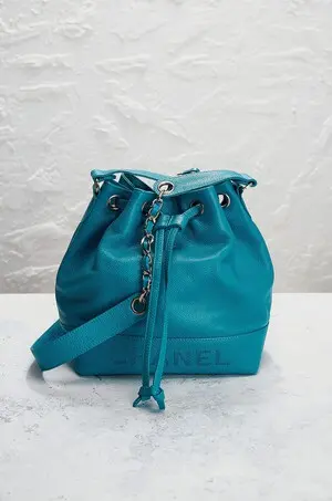 Chanel Vintage Drawstring Bucket Bag