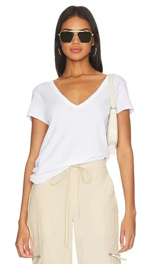 Enza Costa Perfect V Neck Top