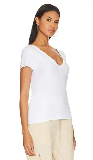 Enza Costa Perfect V Neck Top