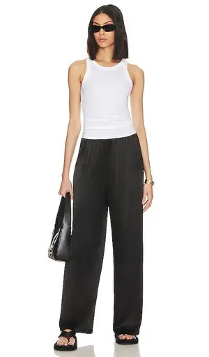 Enza Costa Bold Sheath Tank - White