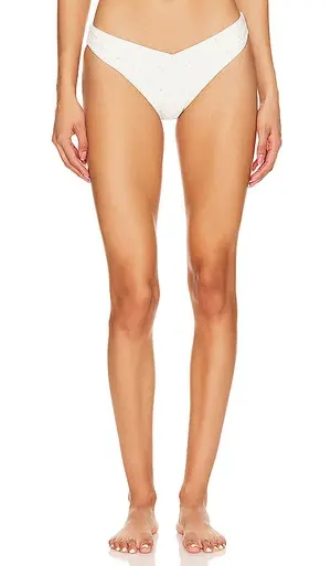 Beach Riot BEACH RIOT Vanessa Bikini Bottom Ivory Pearl