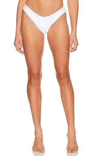 Beach Riot BEACH RIOT Vanessa Bikini Bottom White Rose