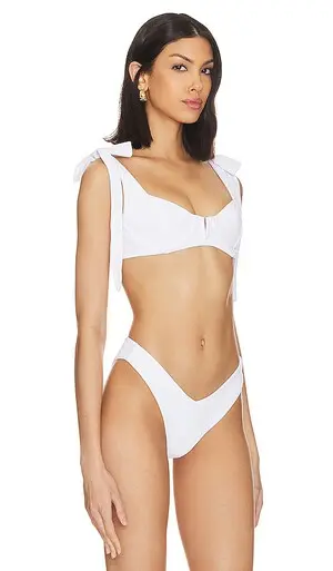 Beach Riot Blair Bikini Top - White