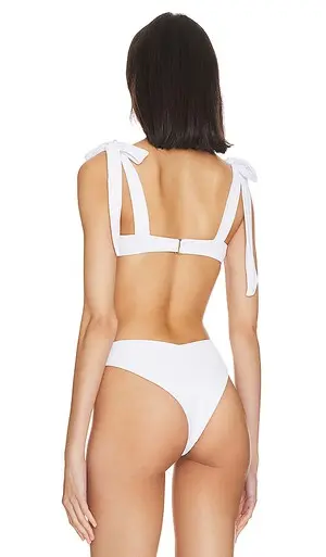 Beach Riot Blair Bikini Top - White
