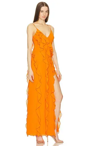 Nbd Nehna Gown - Bright Orange