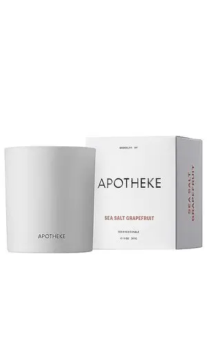 APOTHEKE Sea Salt Grapefruit Classic Candle In White - N,a