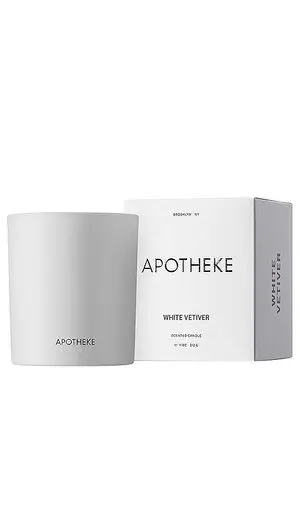 APOTHEKE White Vetiver Classic Candle In White - N,a
