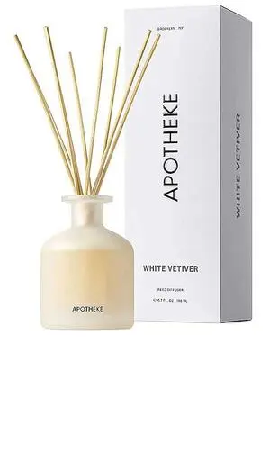 APOTHEKE APOTHEKE White Vetiver Reed Diffuser In White. N,a