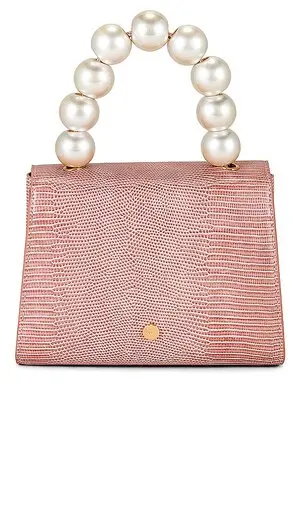 OLGA BERG Peta Pearl Handle Bag