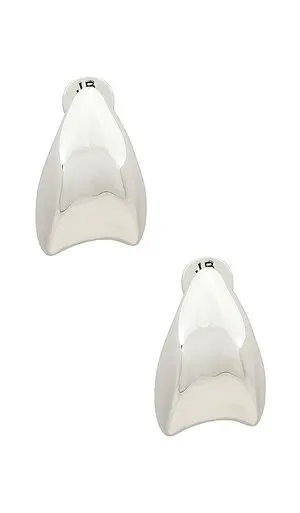 Jenny Bird Nouveaux Puff Earrings - Silver