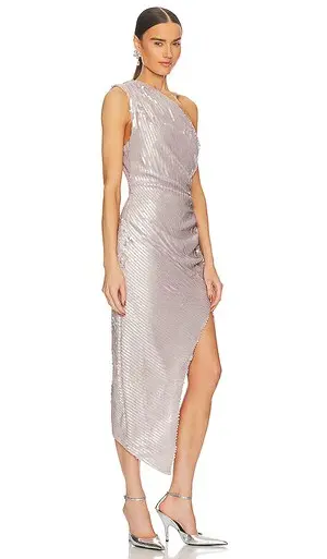 ELLIATT Galena Metallic Dress