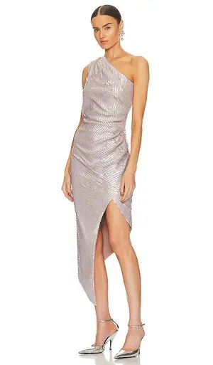 ELLIATT Galena Metallic Dress