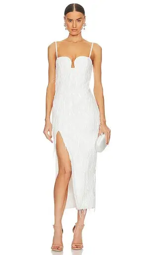 ELLIATT Judith Fringe Sequin Dress