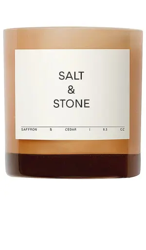 SALT & STONE Candle - Saffron & Cedar