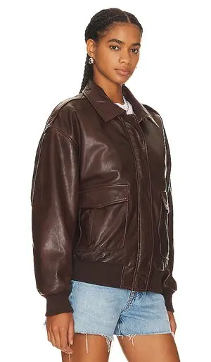 LAMARQUE Tatum Jacket In Chocolate