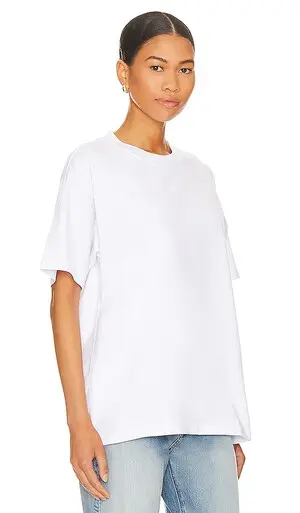 WAO The Relaxed Tee Cotton Jersey Crewneck T-shirt - White