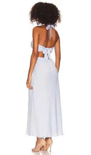 Line & Dot Kara Midi Dress In Light Blue - 29% Off | Editorialist