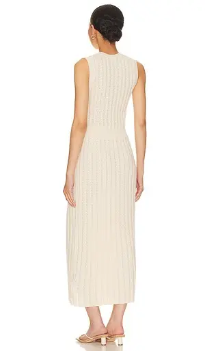 100 cotton knit dresses Karen Kane Women's Sleeveless Crochet Dress, Large, L, Off White, 100% Polyester main image 1