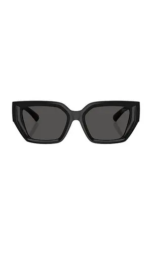 Burberry Square Sunglasses - Black & Dark Grey