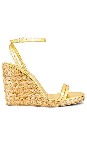 Jeffrey Campbell Tierney Wedge In Metallic
