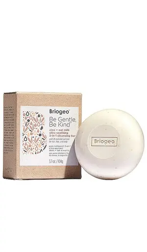 BRIOGEO Be Gentle, Be Kind Aloe + Oat Milk Ultra Soothing 3-in-1 Cleansing Bar - N,a