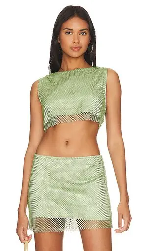 CAMILA COELHO Tropez Crop Top