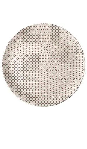 XENIA TALER Circles Dinner Set Of 4 In Orange