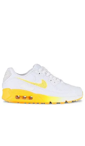 Nike Max 90 Se Sneaker In White,yellow