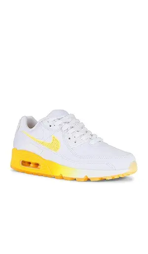 Nike Max 90 Se Sneaker In White,yellow