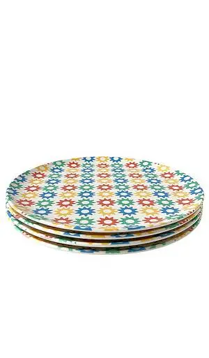 XENIA TALER Little Star Side Plates Set Of 4 In Multi