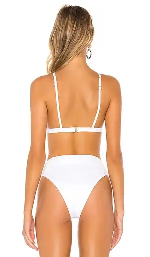 Vitamin A® Moss Bikini Top In White