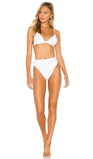 Vitamin A® Moss Bikini Top In White