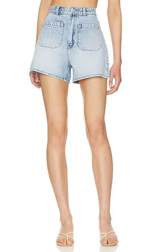 Rolla's Mirage Short Lyocell In Light Wash Denim - Organic Light Blue