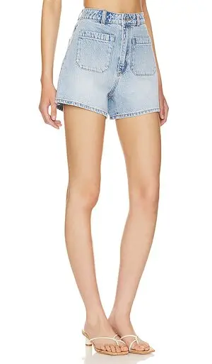 Rolla's Mirage Short Lyocell In Light Wash Denim - Organic Light Blue